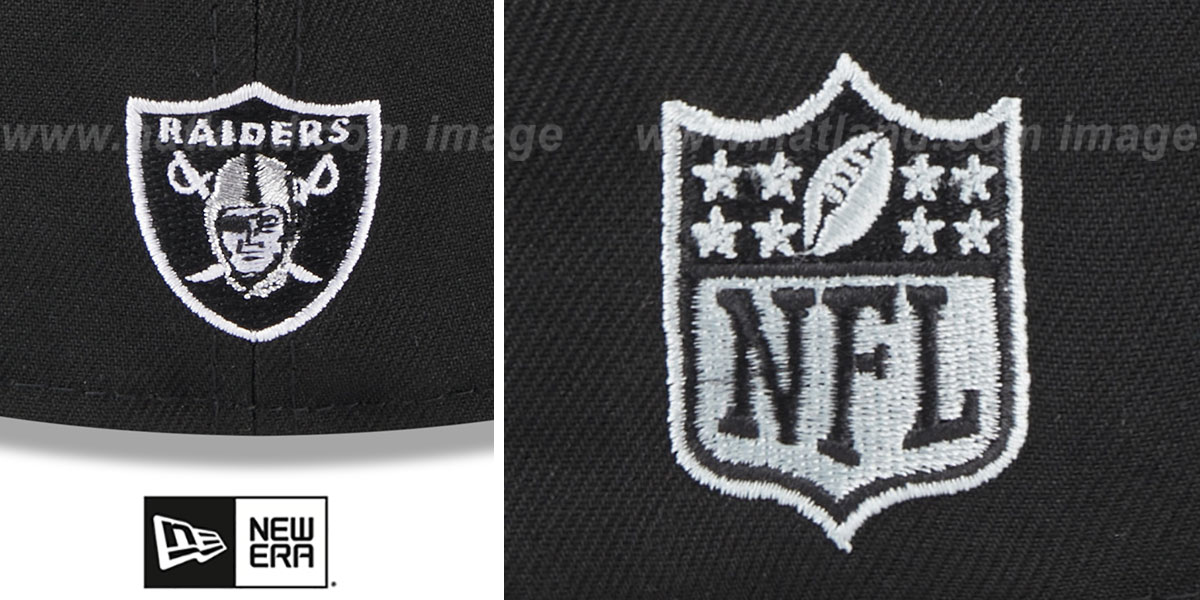 Las Vegas Raiders 2023 NFL DRAFT Black Fitted Hat by New Era