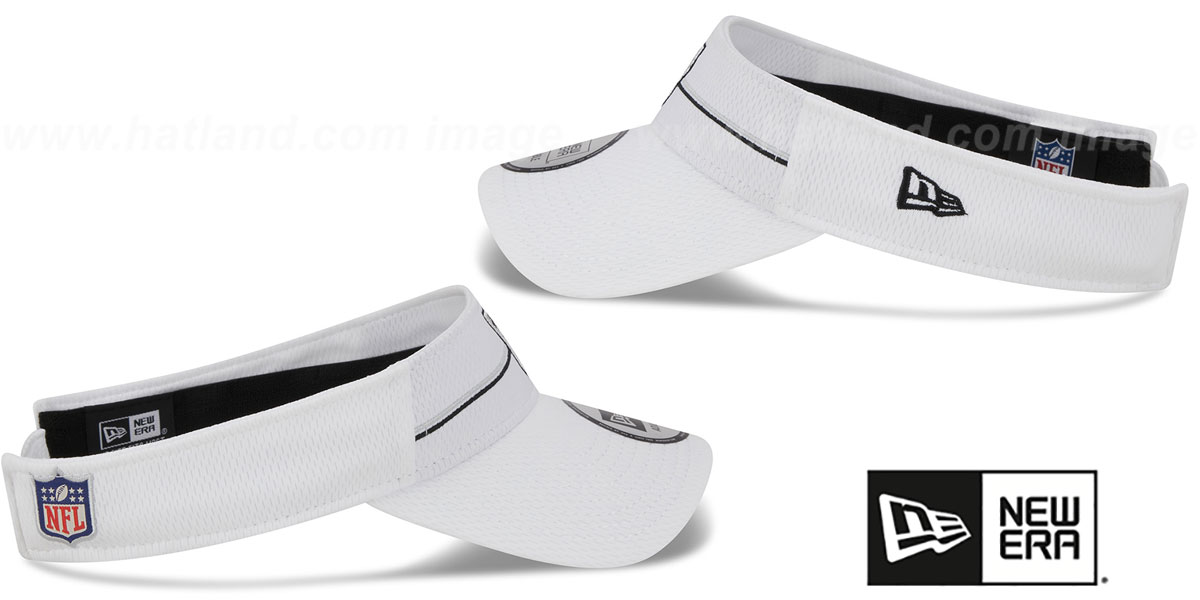 Las Vegas Raiders 2023 NFL TRAINING CAMP VISOR White