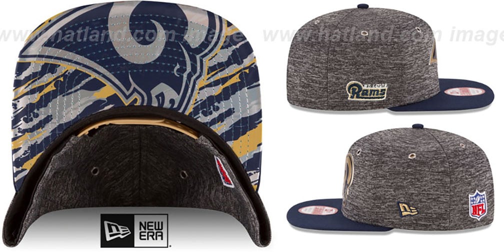 St Louis Rams 2016 NFL DRAFT SNAPBACK Hat by New Era
