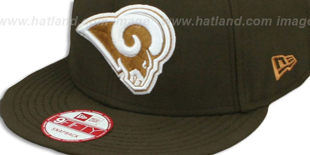 Los Angeles Rams TEAM-BASIC SNAPBACK Brown-Wheat Hat