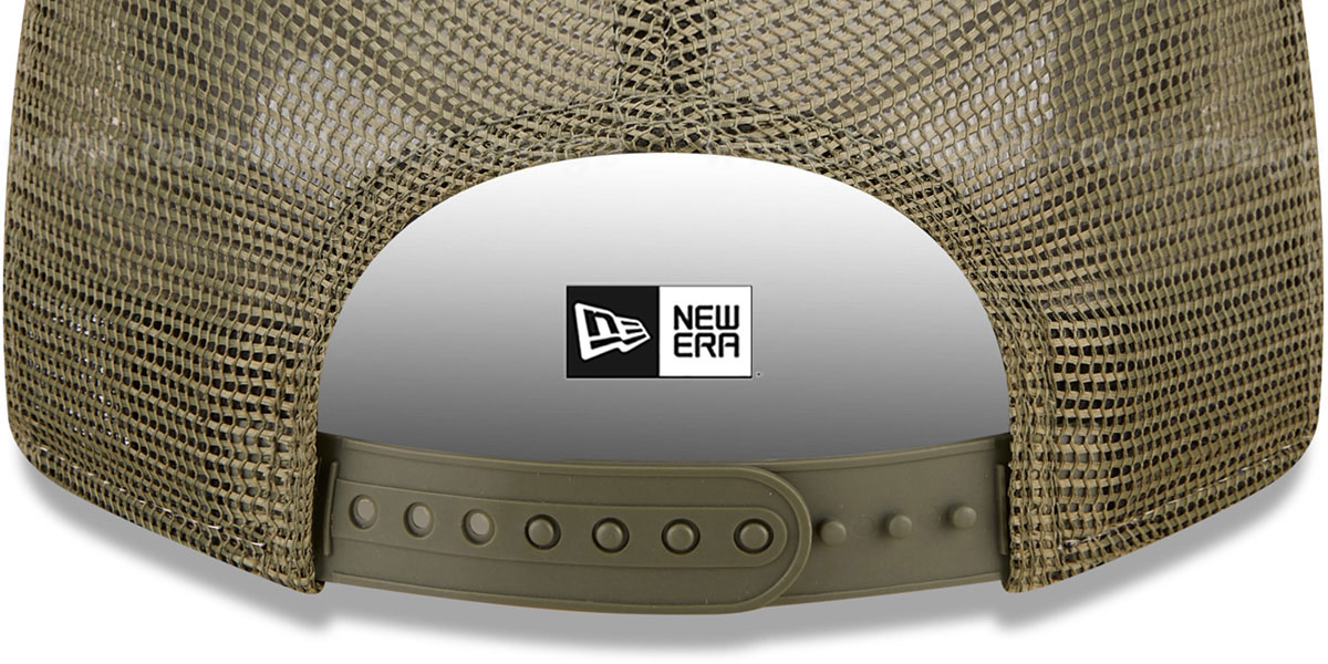 Toronto Raptors ARMY CAMO TRUCKER Hat by New Era