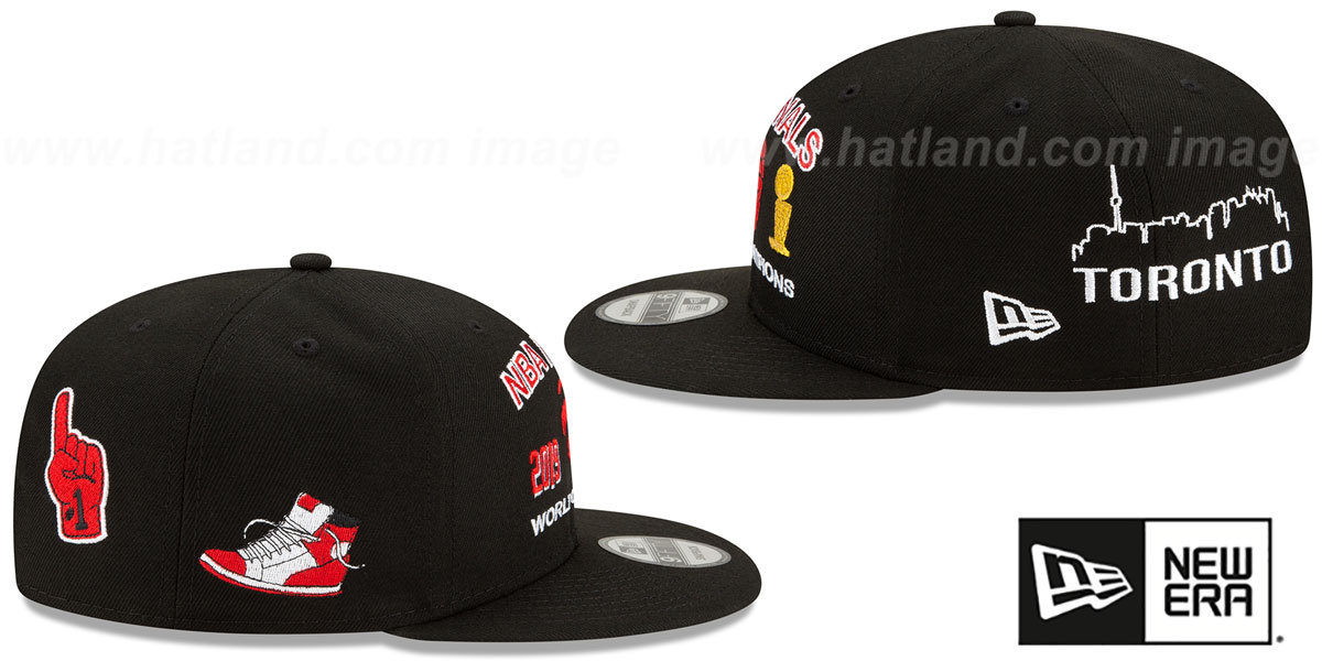 Toronto Raptors FINALS CHAMPIONS SNAPBACK Black Hat