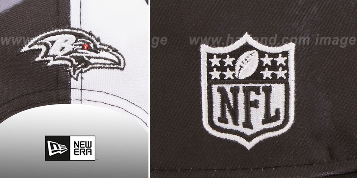 Baltimore Ravens 2022 NFL SIDELINE TIE-DYE SNAPBACK Hat
