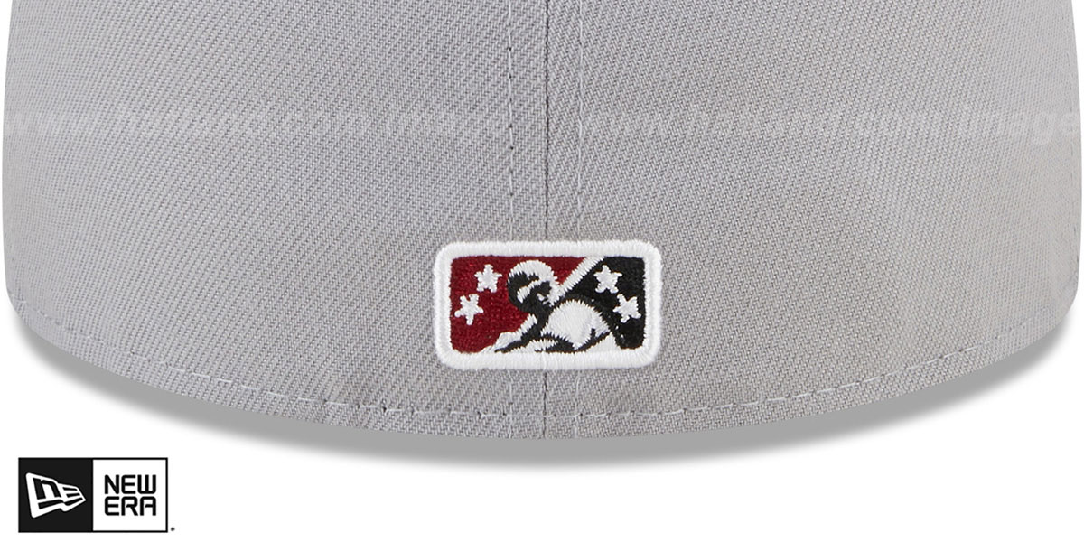 Sacramento River Cats MILB MARVEL DEFENDERS Grey-Burgundy Fitted