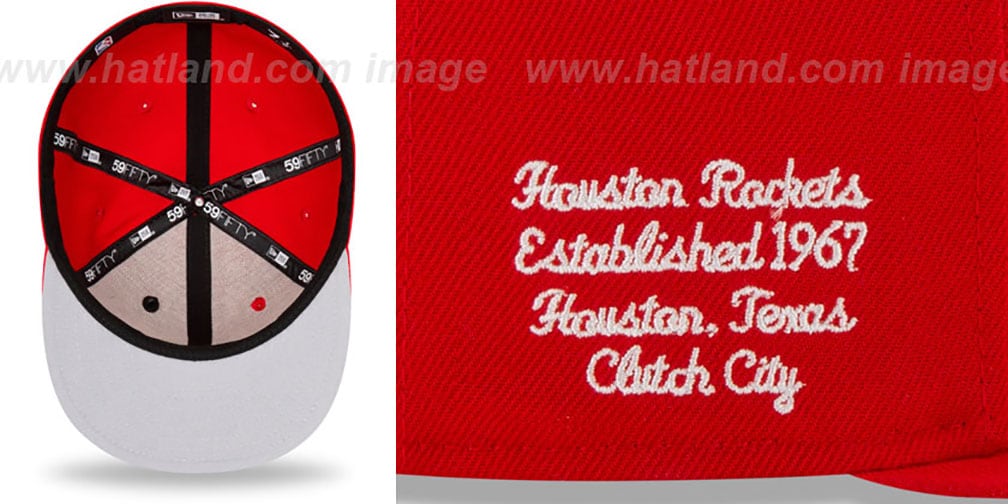 Houston Rockets 2019 NBA DRAFT Red Fitted Hat by New Era