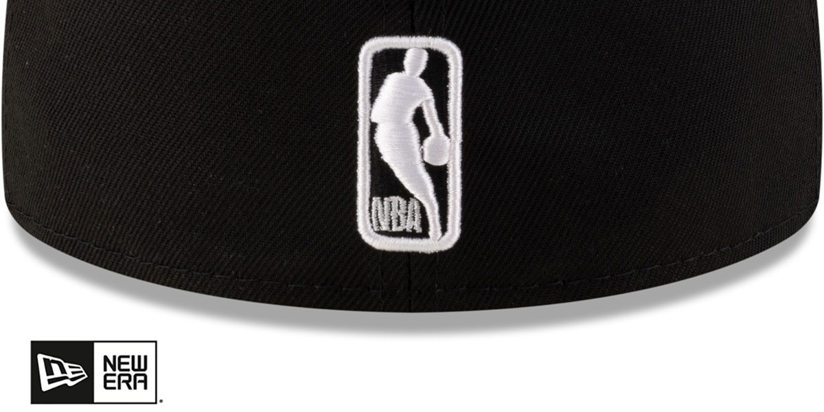 Houston Rockets NBA TEAM-BASIC Black-White Fitted Hat