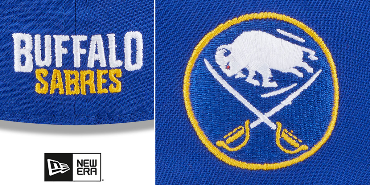 Buffalo Sabres DECEPTOR Royal Fitted Hat by New Era
