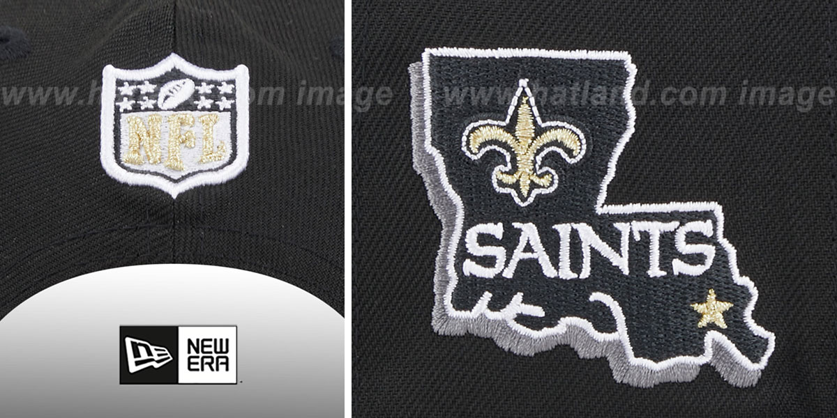 New Orleans Saints 2024 NFL DRAFT SNAPBACK Black Hat