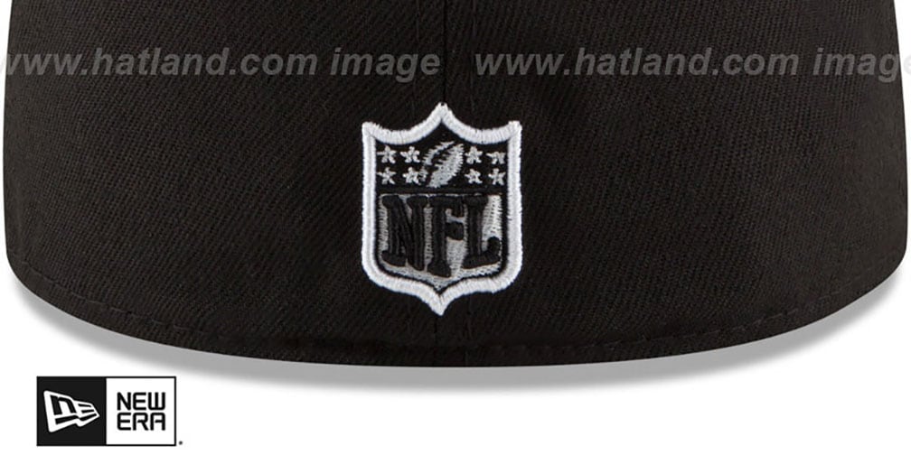 New Orleans Saints NFL TEAM-BASIC Black-White Fitted Hat
