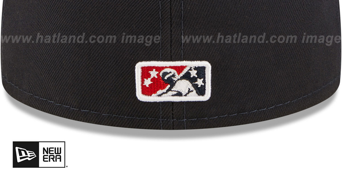 Portland Sea Dogs MILB ONFIELD HOME Navy Fitted Hat