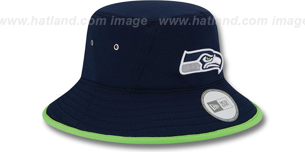 Seahawks 2014 NFL TRAINING BUCKET Navy Hat by New Era
