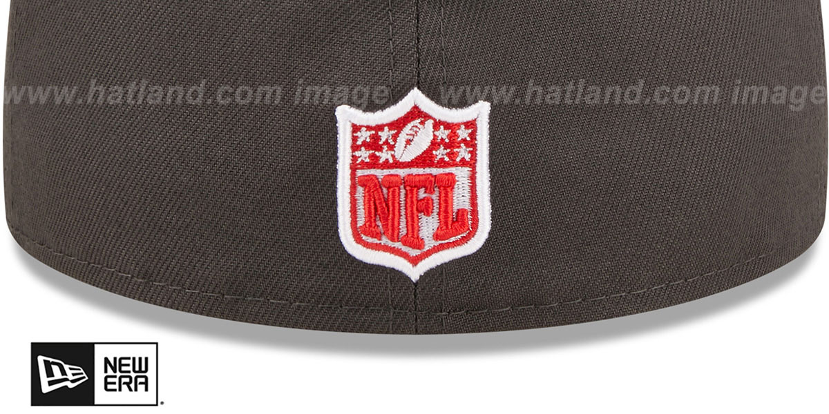 Seattle Seahawks 2T COLOR PACK Charcoal-Red Fitted Hat