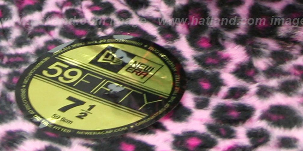 San Francisco SF Giants CHEETAH ANIMAL-FUR MESH-BACK Fitted Hat