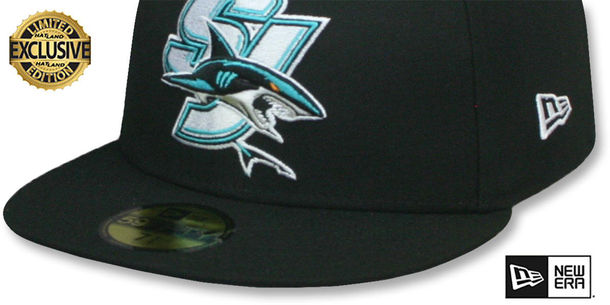 San Jose Sharks ALTERNATE NHL TEAM-BASIC Black Fitted Hat