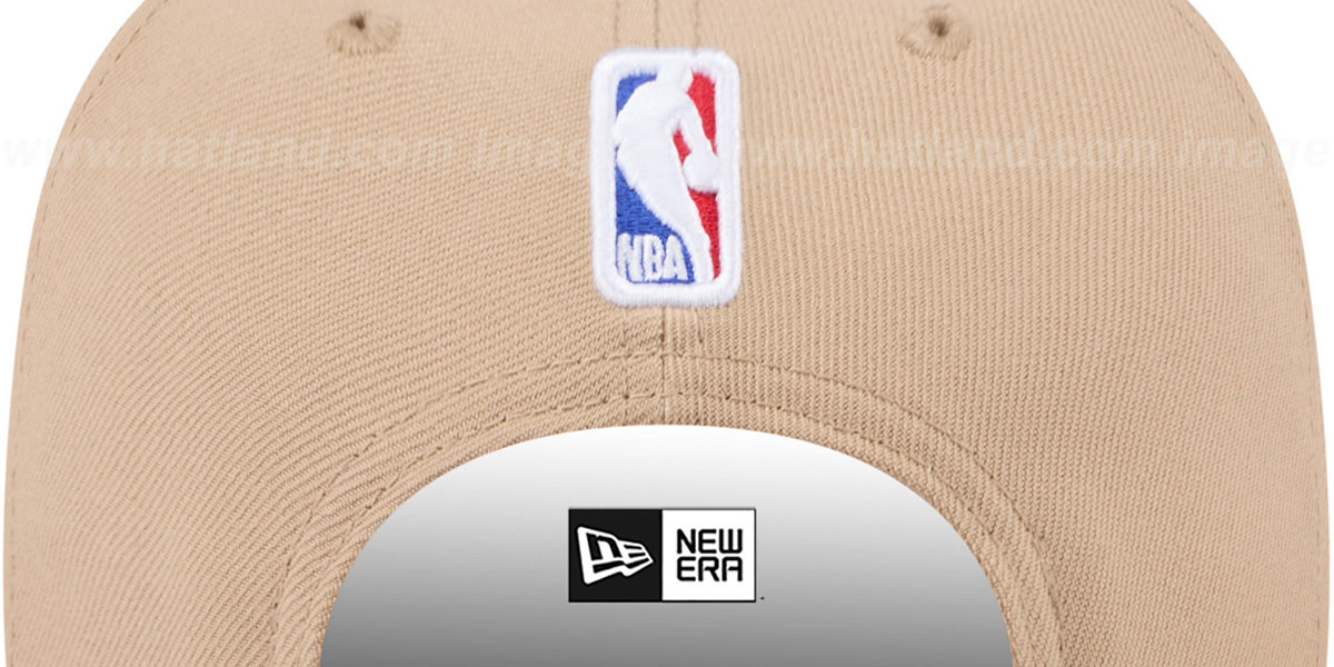 San Antonio Spurs 2024 NBA DRAFT SNAPBACK Camel-Black Hat