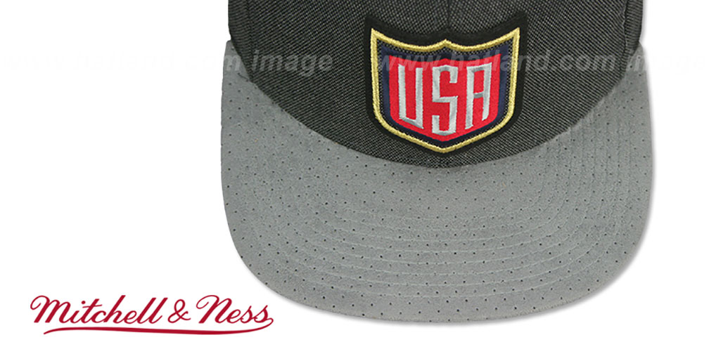 United Team USA WORLD CUP HOCKEY SNAPBACK Grey-Grey Hat