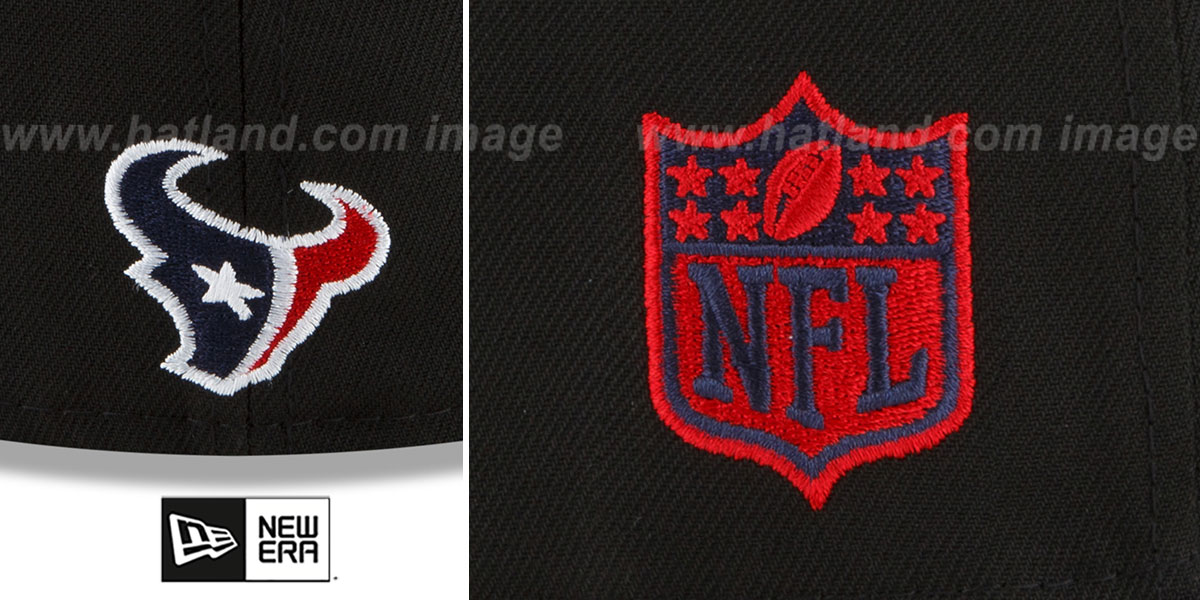 Houston Texans 2022 NFL DRAFT Black-Navy Fitted Hat
