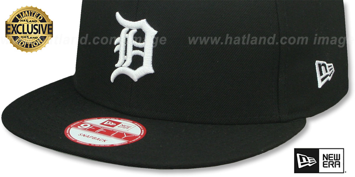 Detroit Tigers TEAM-BASIC SNAPBACK Black-White Hat
