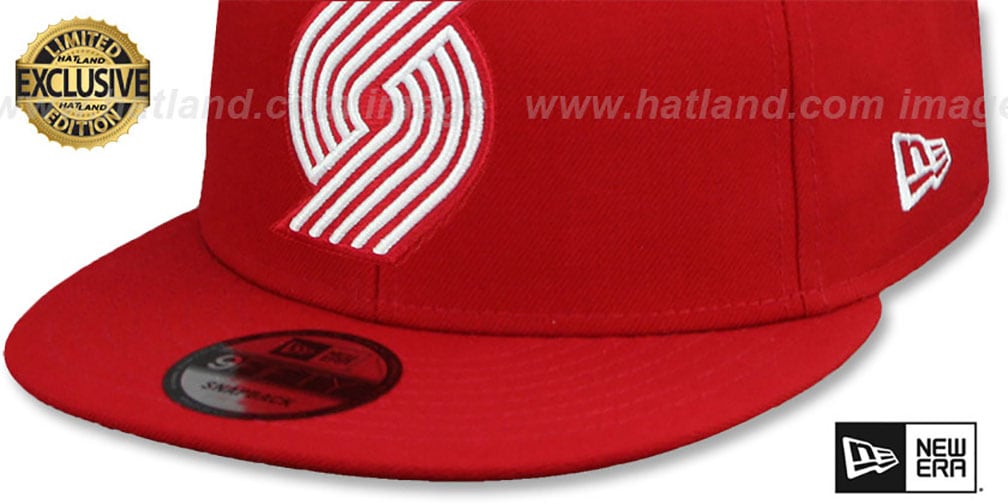 Portland Trailblazers TEAM-BASIC SNAPBACK Red-White Hat Portland Trailblazers TEAM-BASIC SNAPBACK Red-White Hat
