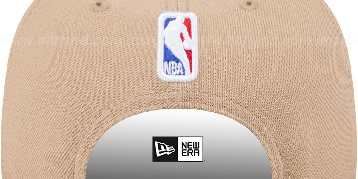 Golden State Warriors 2024 NBA DRAFT SNAPBACK Camel-Royal Hat