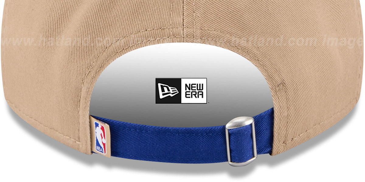 San Francisco Warriors 2024 NBA DRAFT STRAPBACK Camel-Royal Hat