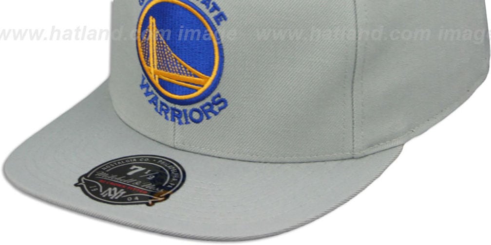 Golden State Warriors TEAM-BASIC Grey Fitted Hat