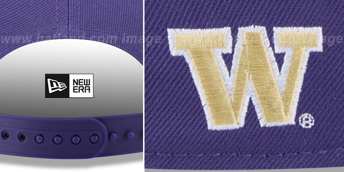 Washington TEAM-SCRIPT SNAPBACK Purple Hat by New Era