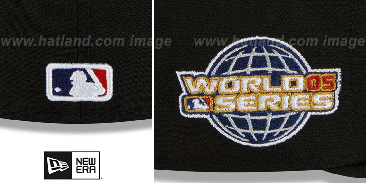 Chicago White Sox 2005 WORLD SERIES SIDE-PATCH UP Fitted Hat
