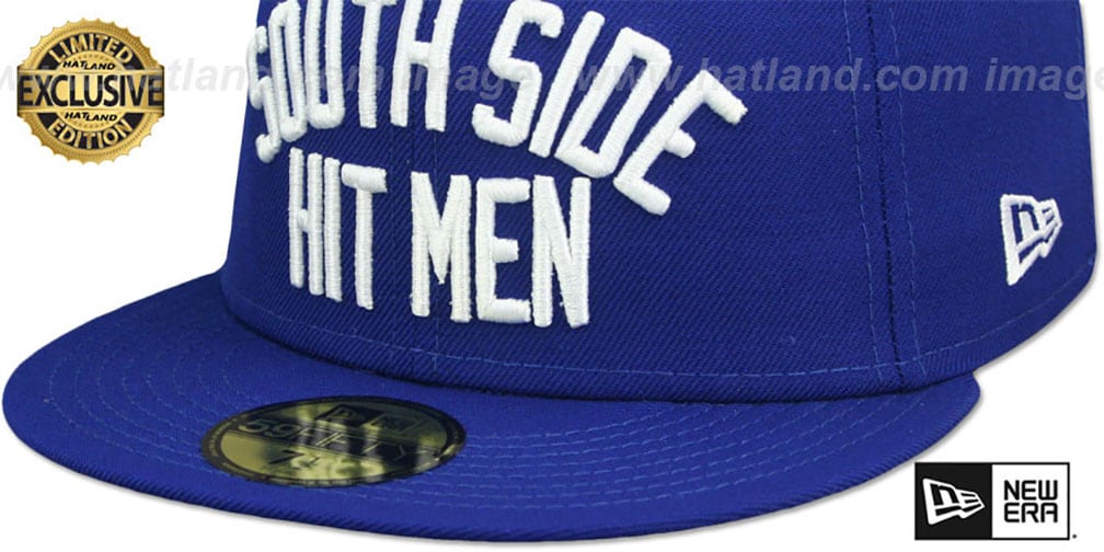 Chicago White Sox SOUTH SIDE HITMEN Royal Fitted Hat