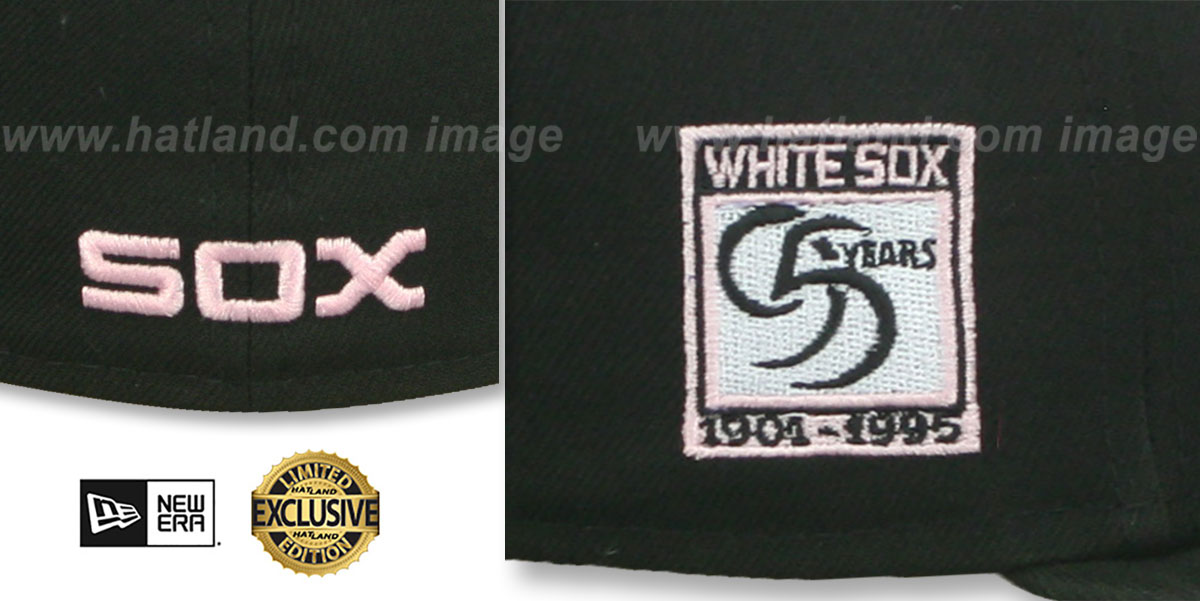 Chicago White Sox SOUTHSIDE HITMEN PATCH-BOTTOM Black-Pink Fitted