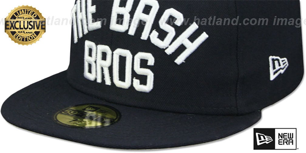New York Yankees BASH BROS Navy Fitted Hat by New Era