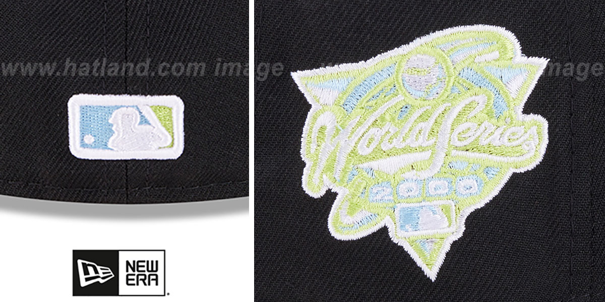 New York Yankees COLOR PACK SIDE-PATCH Black Fitted Hat