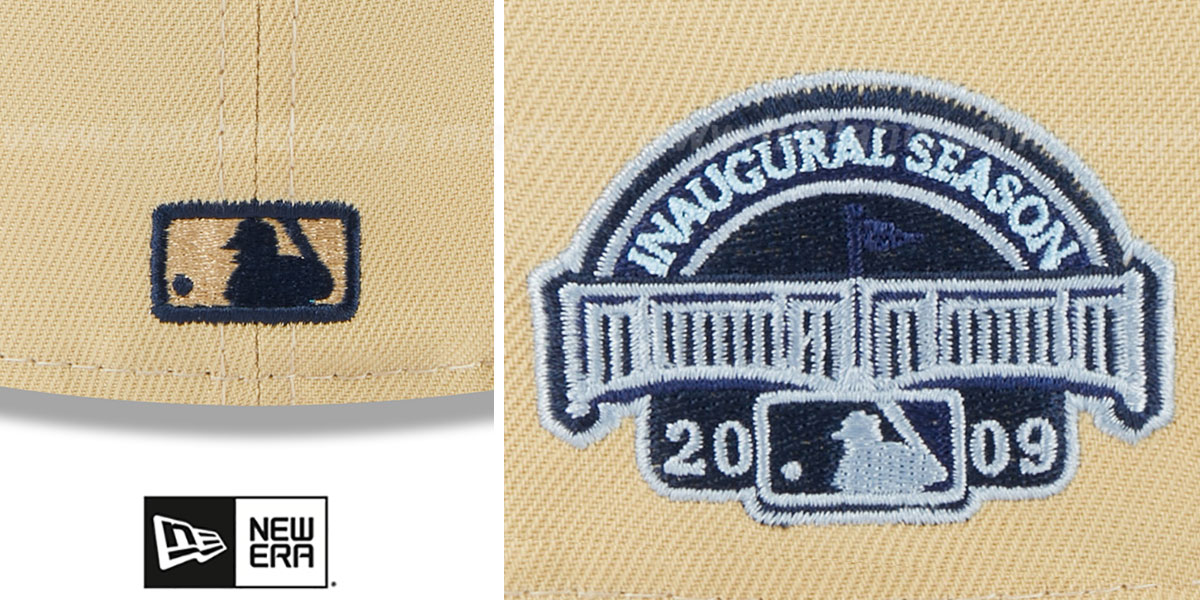 New York Yankees ILLUSION SIDE-PATCH Gold-Navy Fitted Hat