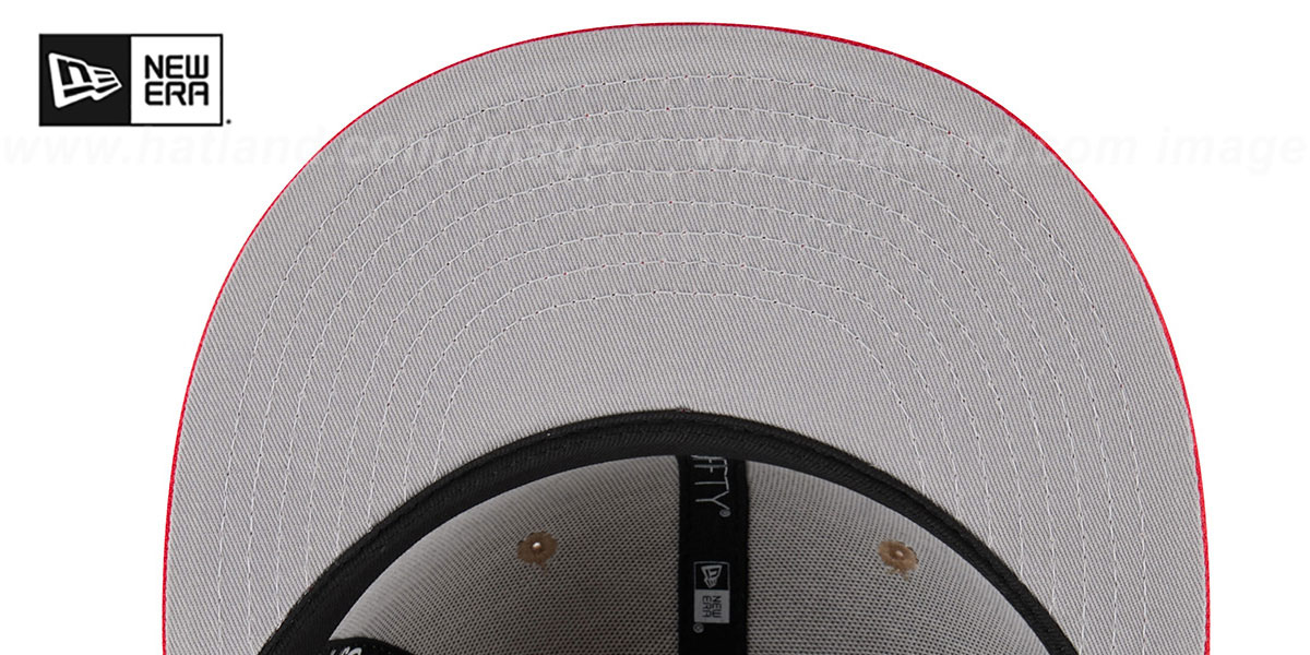 Chicago Bulls 2024 NBA DRAFT Camel-Red Fitted Hat by New Era