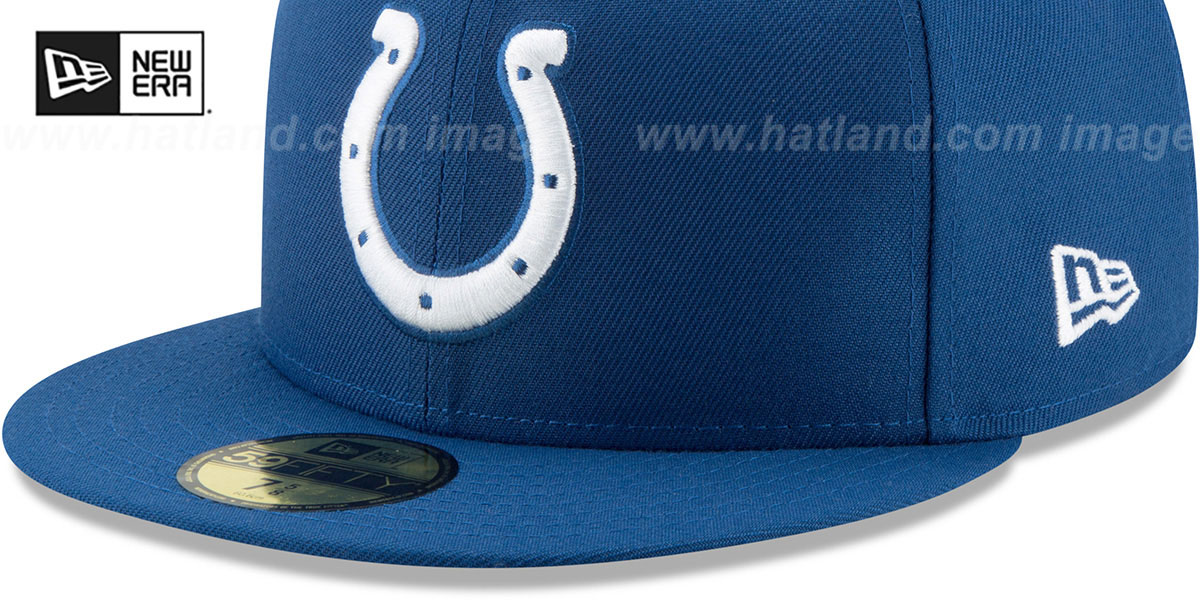 Indianapolis Colts NFL TEAM-BASIC Royal Fitted Hat