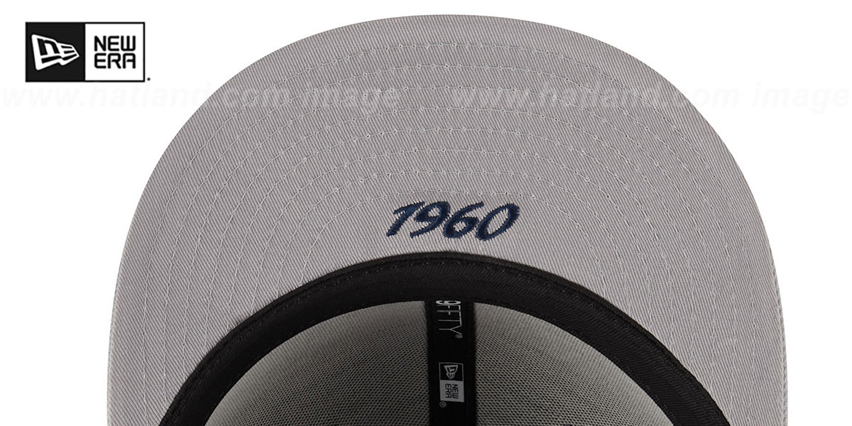 Dallas Cowboys HIDDEN SIDE-PATCH Navy-Grey Fitted Hat
