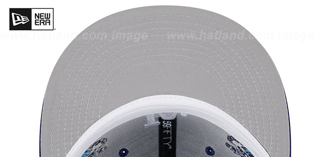 Los Angeles Dodgers TONAL WAVE Royal Fitted Hat by New Era