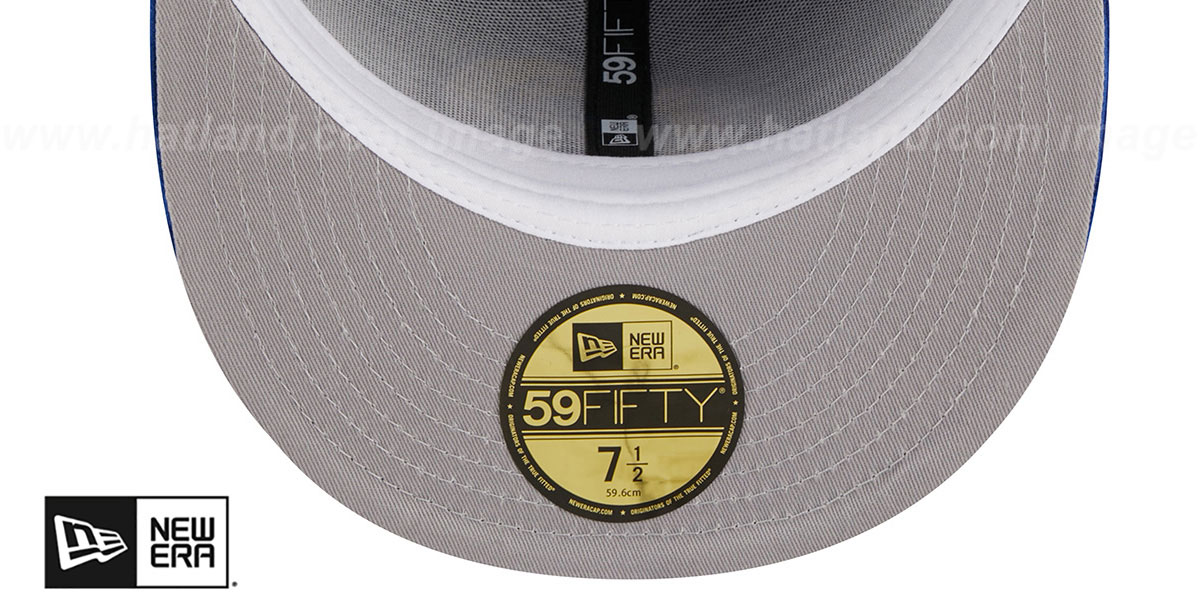Montreal Expos OLD SCHOOL CORDUROY SIDE-PATCH Royal Fitted Hat