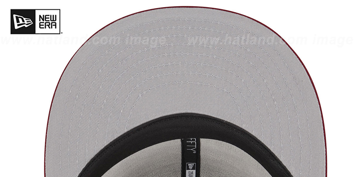 Florida State TEAM-SCRIPT SNAPBACK Burgundy Hat by New Era