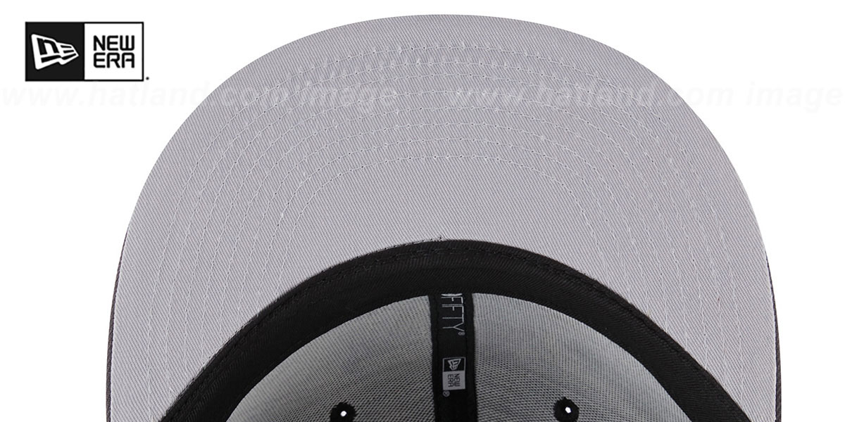 New York Giants NFL TIDAL WAVE SNAPBACK Black-Charcoal Hat