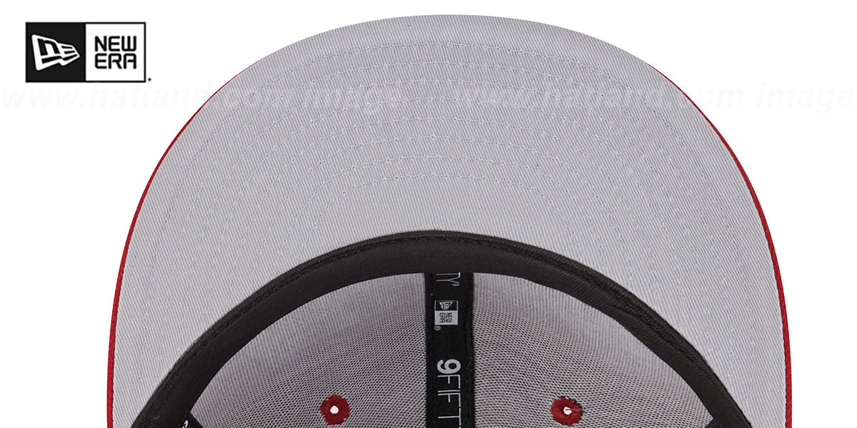 Miami Heat STATEMENT SNAPBACK Dark Red Hat by New Era