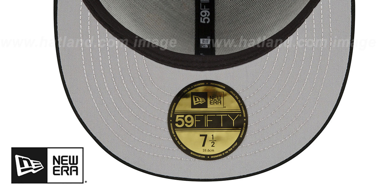 NBA ALL-OVER Black Fitted Hat by New Era