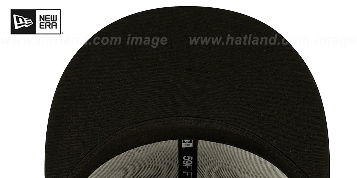 New Era 59FIFTY-BLANK Solid Black Fitted Hat