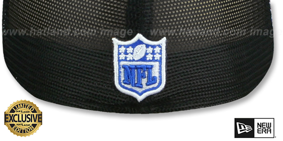 Los Angeles Rams SB LVI CHAMPS MESH-BACK SIDE-PATCH Black-Black F