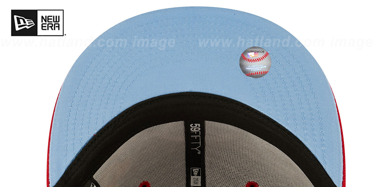 Cincinnati Reds GROOVY Red Fitted Hat by New Era