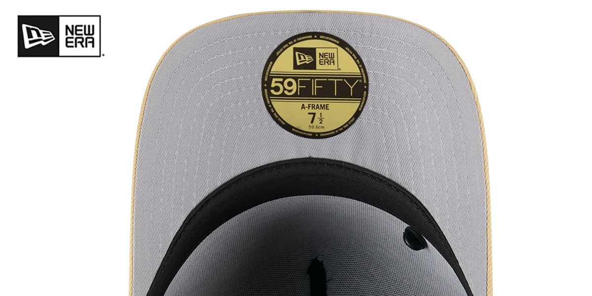 New Orleans Saints 2025 NFL DRAFT ONSTAGE A-FRAME Black-Gold Fitt