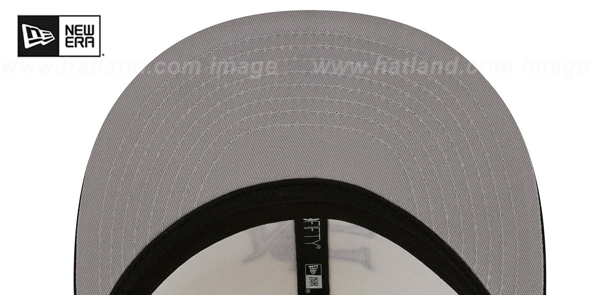 New Orleans Saints NFL LIGATURE White-Black Fitted Hat