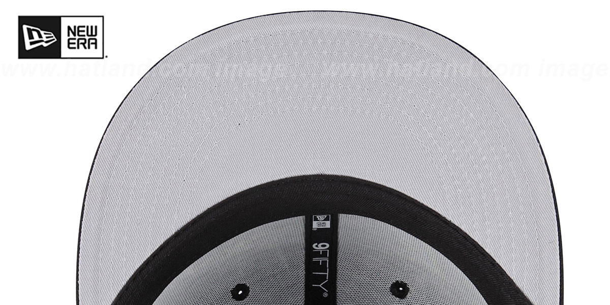 New Orleans Saints TEAM-SCRIPT SNAPBACK Black Hat by New Era