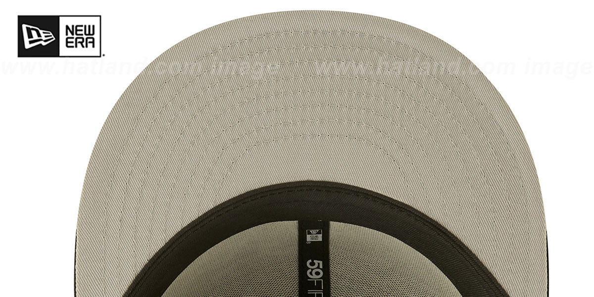 Chicago White Sox BANNER SIDE-PATCH Black Fitted Hat