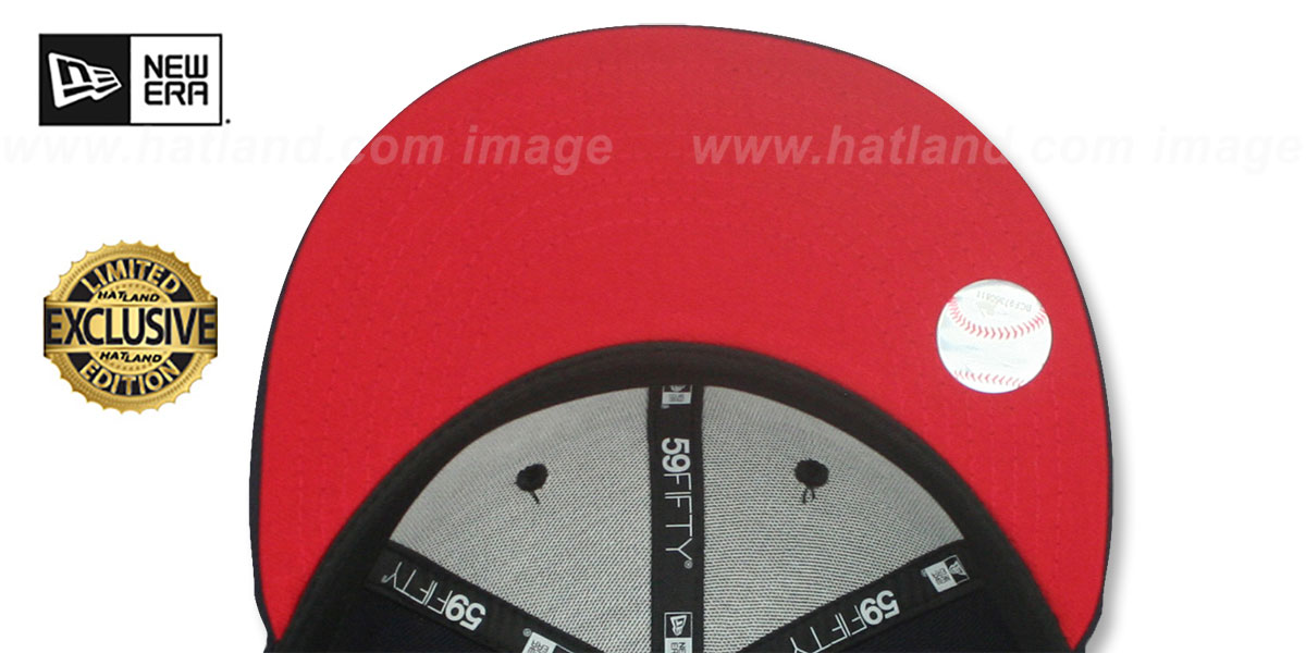 Chicago White Sox SOUTHSIDE HITMEN PATCH-BOTTOM Navy-Red Fitted H